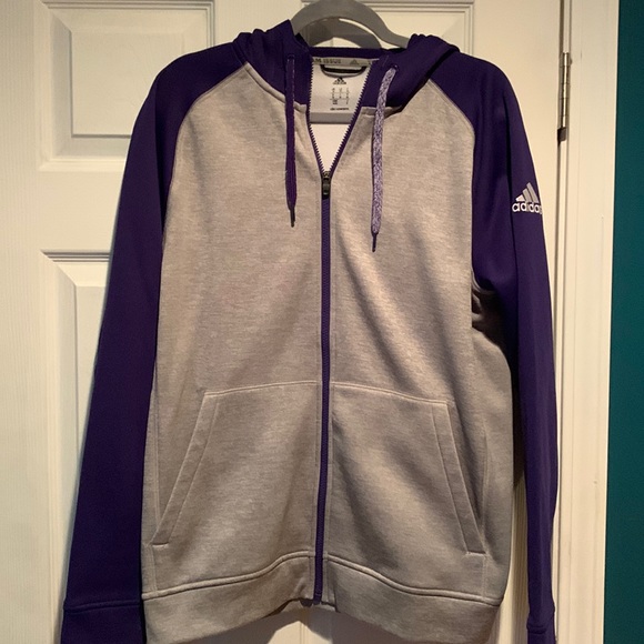 adidas | Jackets & Coats | Mens Zip Up Hooded Jacket | Poshmark